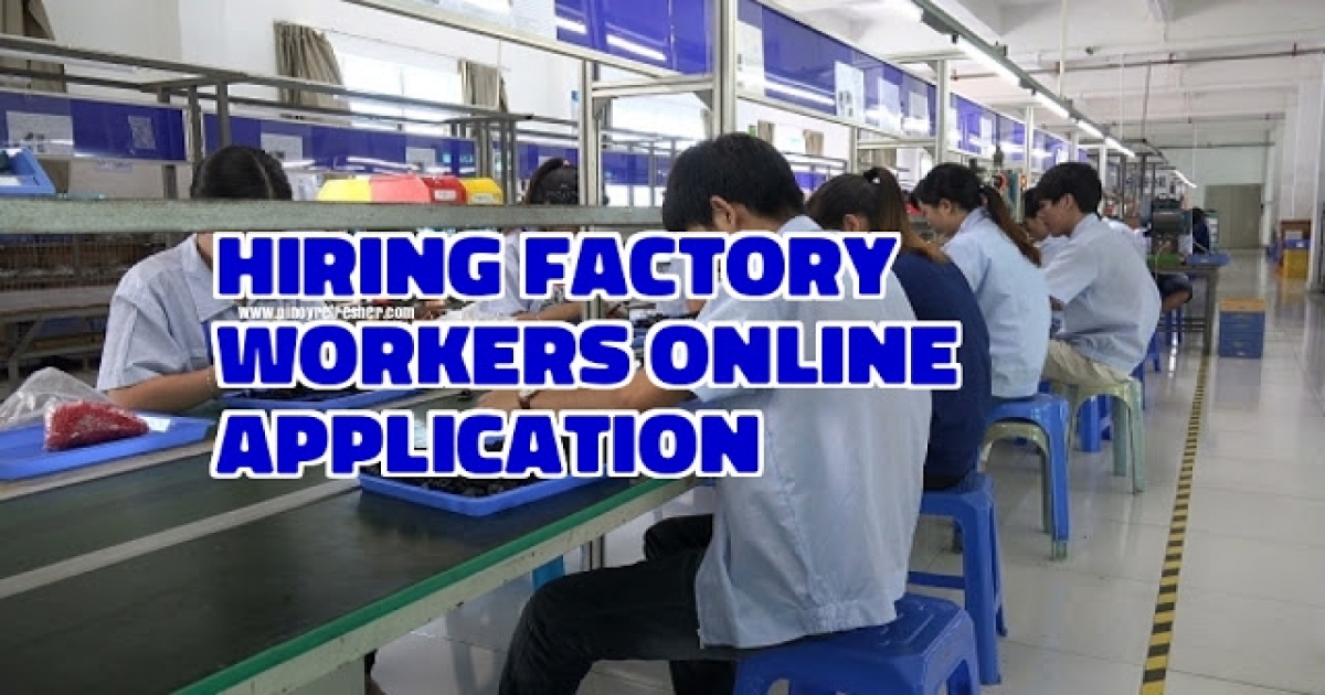 Infinity International Manpower Agency now Hiring Factory Workers | Via ...