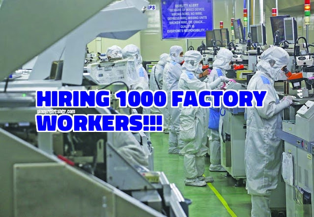 Taiwan Hiring: 1000 Factory Workers under Jedegal Int'l Manpower ...