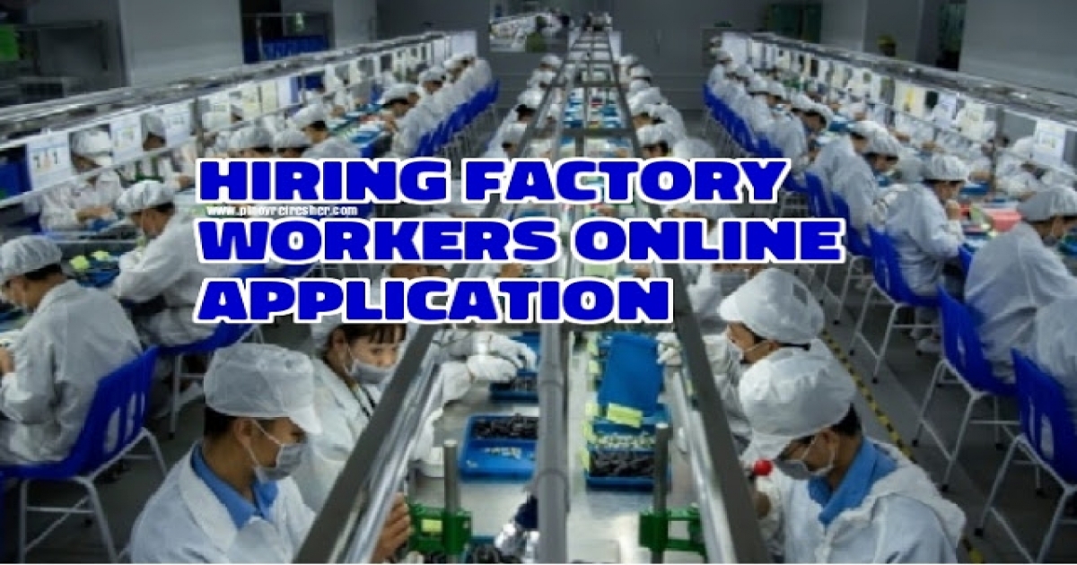 Mission Way now Hiring Factory Workers bound to Taiwan | Apply online ...